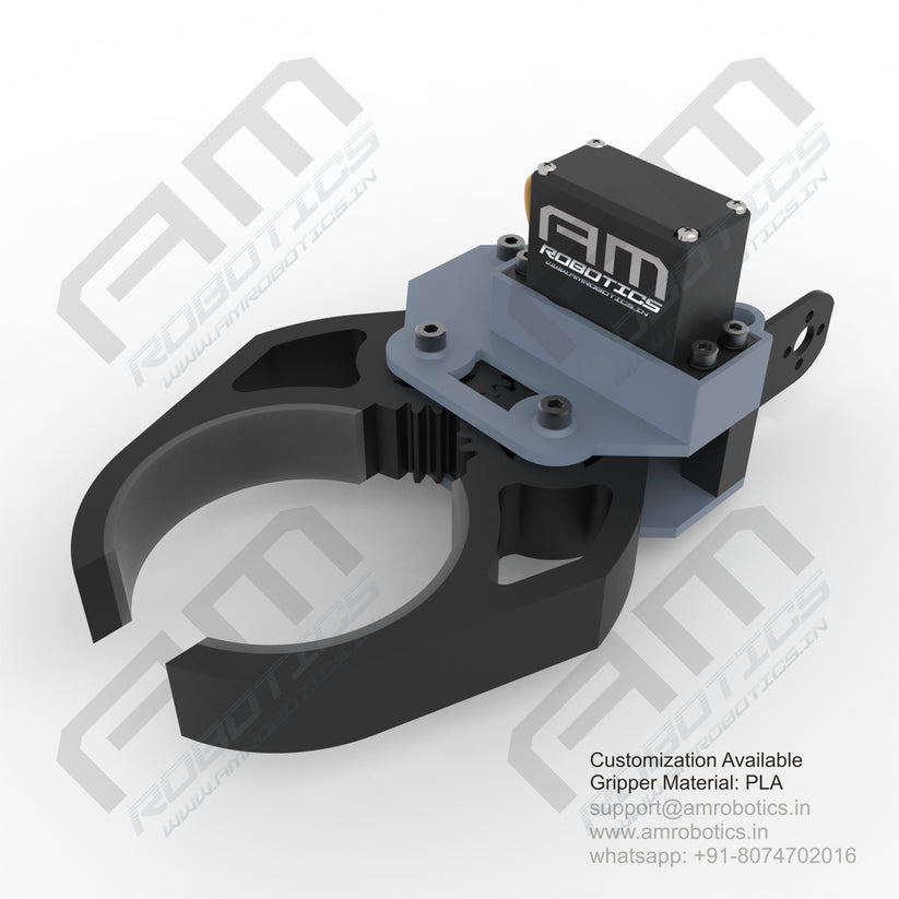 3D Printed Robotic Arm Gripper with MG996R Servo Motor Mount Model 3 ...