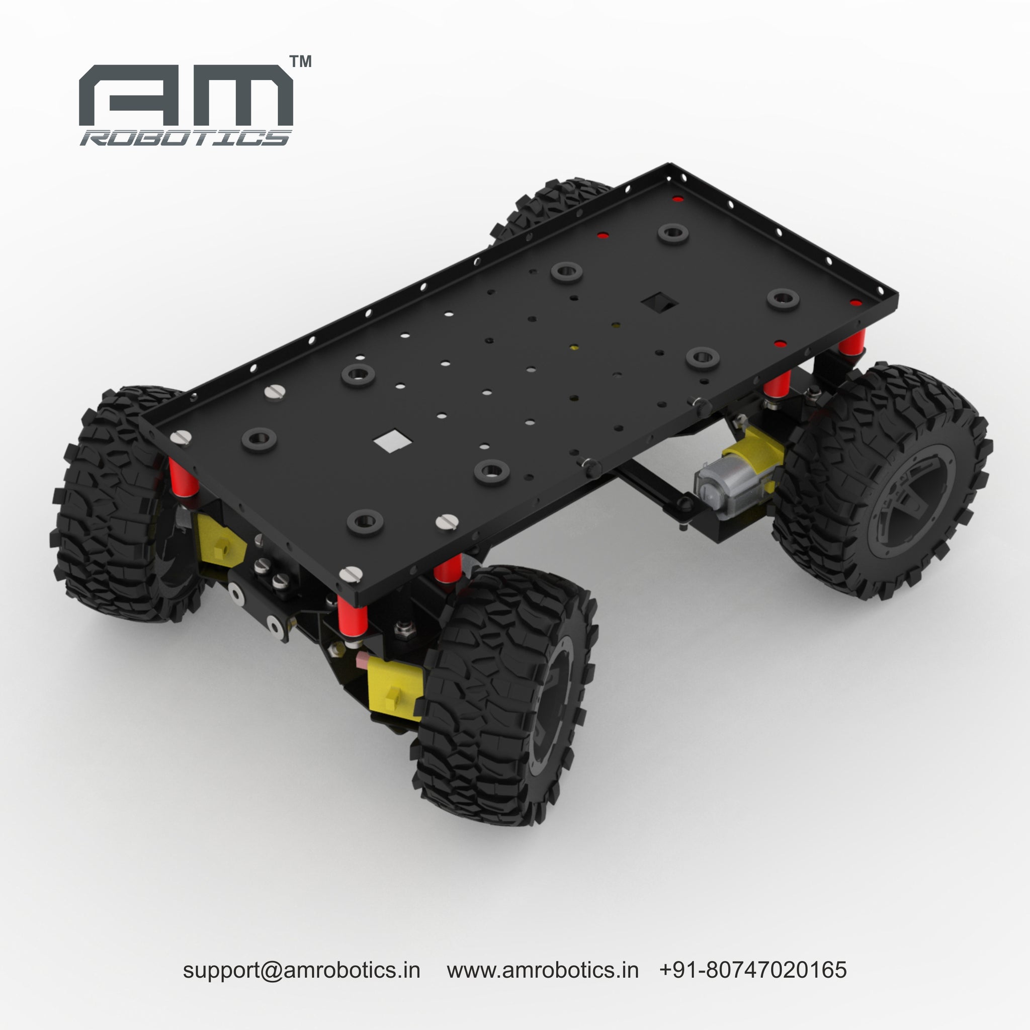 Rover BO4WD4WT Do It Yourself Chassis Kit – Am Robotics