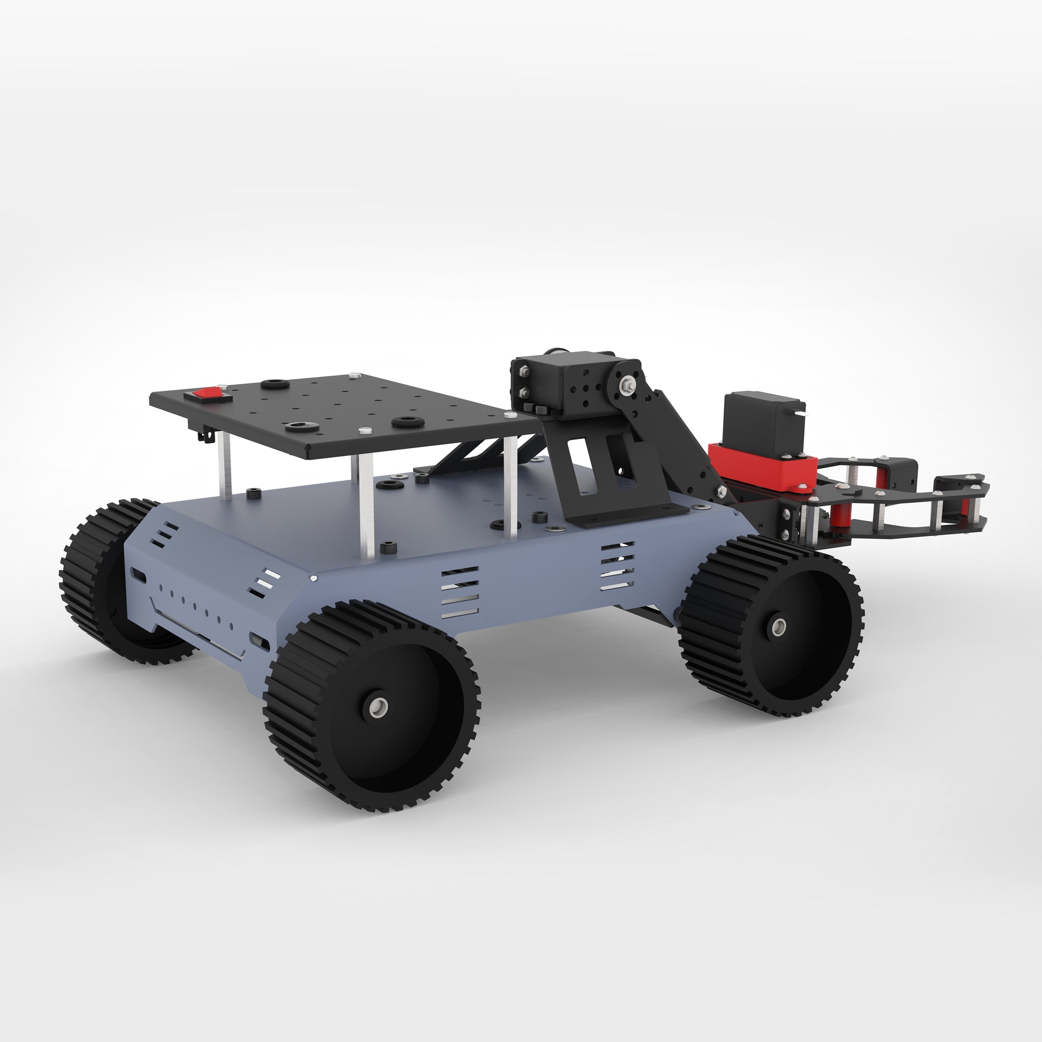 4WD 3DOF PICK AND PLACE PROGRAMMABLE METAL DIY ARM ROBOTIC CHASSIS KIT ...