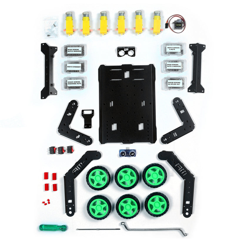 ROVER 6WD BO60 CHASSIS KIT – Am Robotics