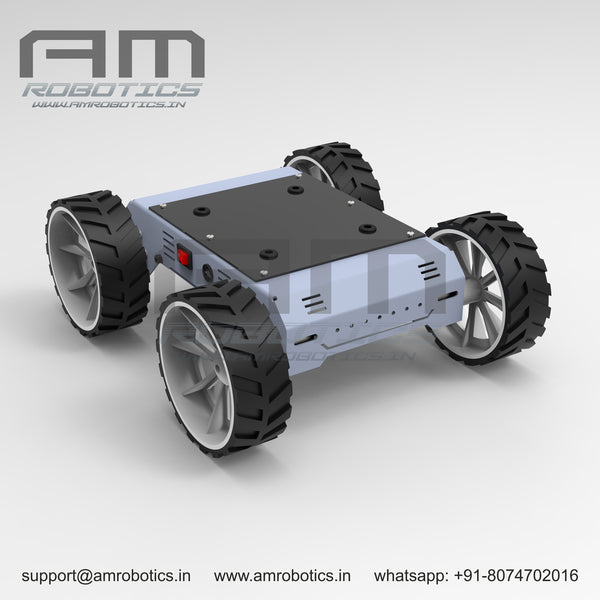 ROVER 4WD JOHNSON SERIES 1 DIY ROBOTIC METAL CHASSIS KIT – Am Robotics