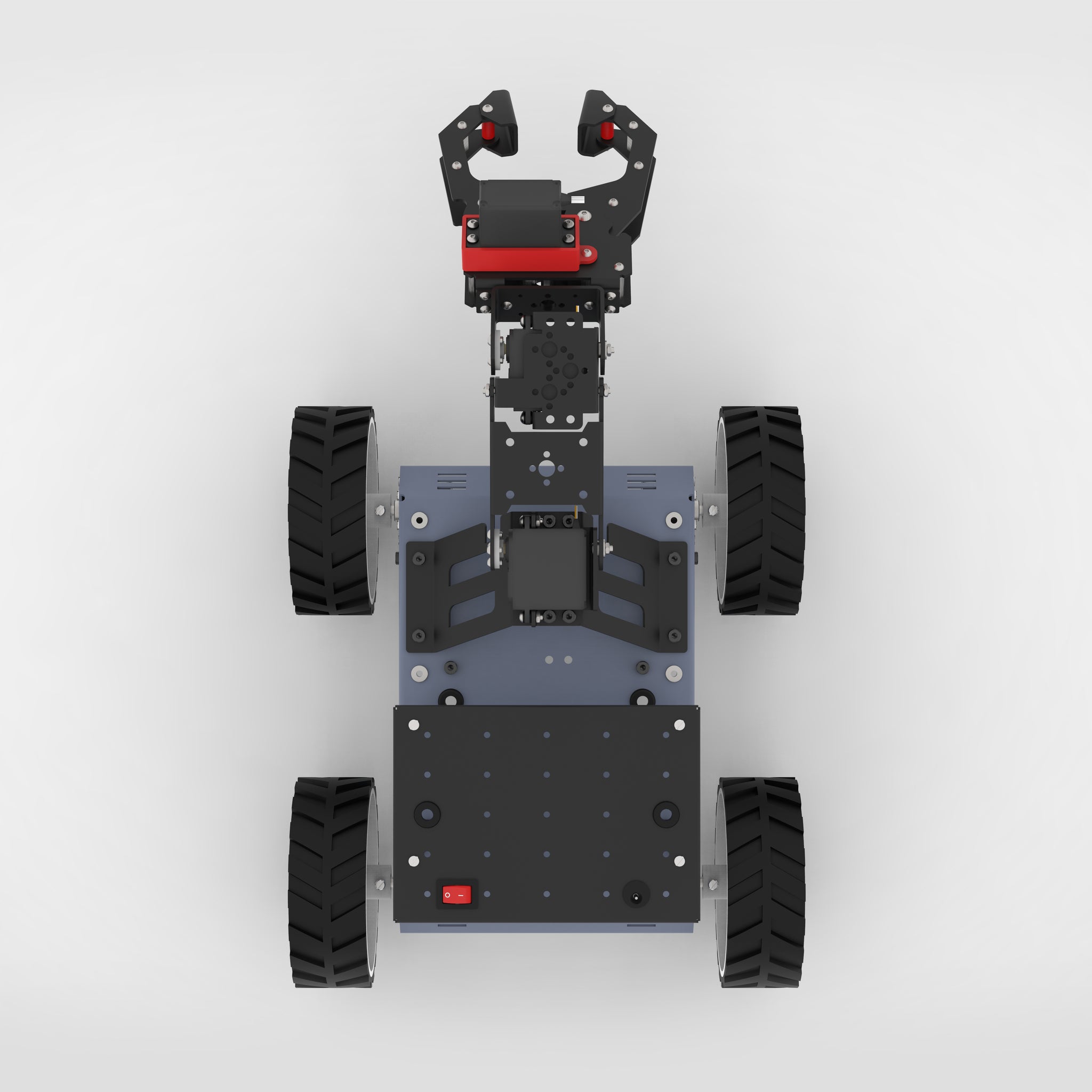 4WD 3DOF PICK AND PLACE PROGRAMMABLE METAL DIY ARM ROBOTIC CHASSIS KIT ...