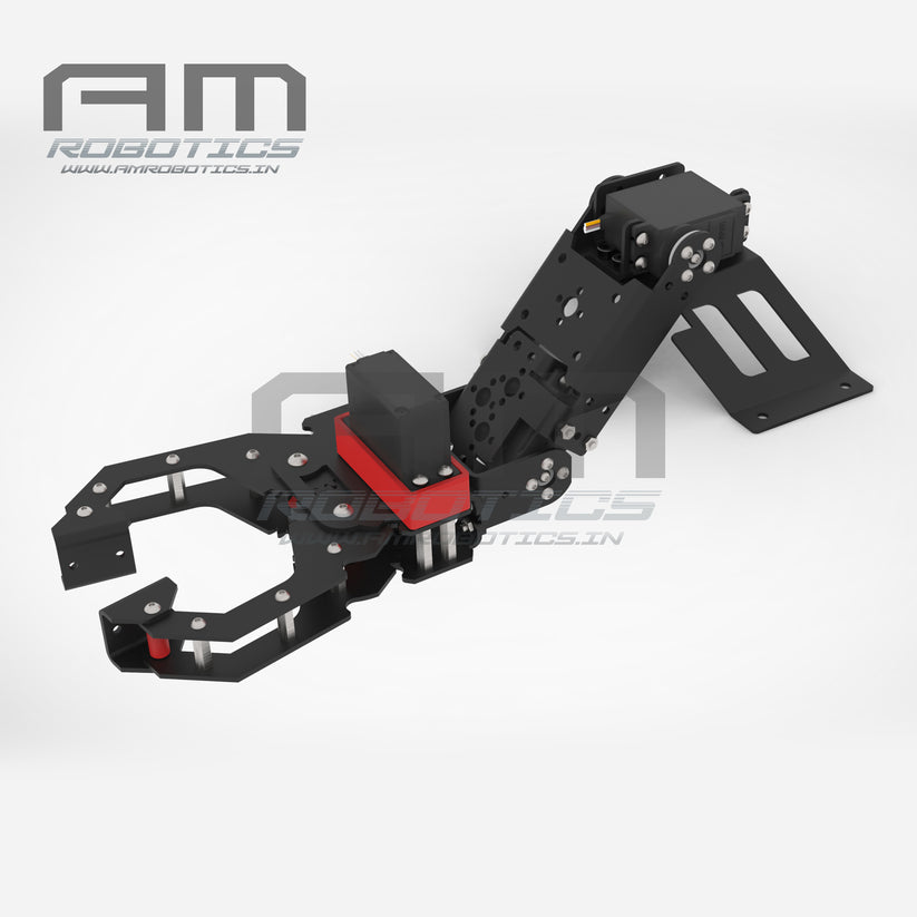 3DOF SERVO ROBOTIC ARM DIY KIT With Surface Mounting Bracket – Am Robotics