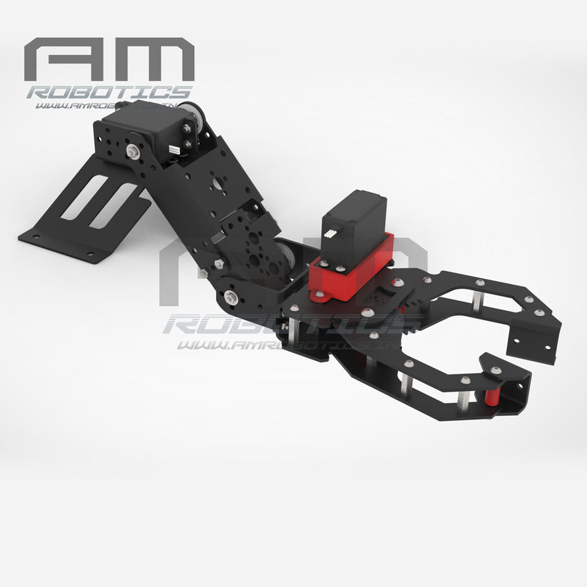 3DOF SERVO ROBOTIC ARM DIY KIT With Surface Mounting Bracket – Am Robotics