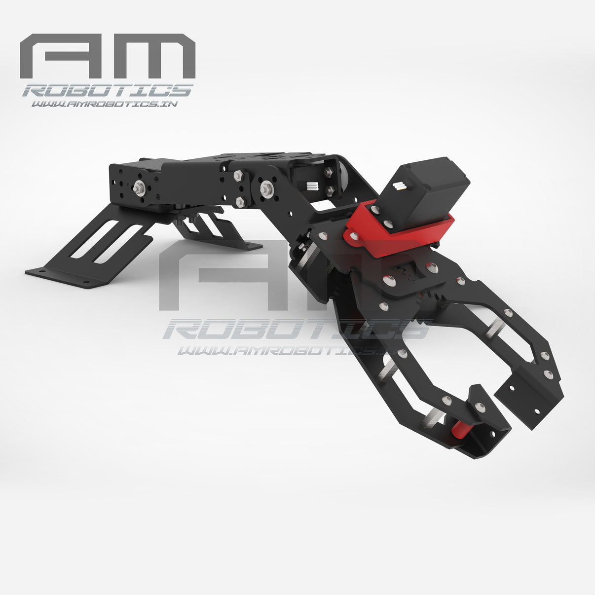 3DOF SERVO ROBOTIC ARM DIY KIT With Surface Mounting Bracket – Am Robotics