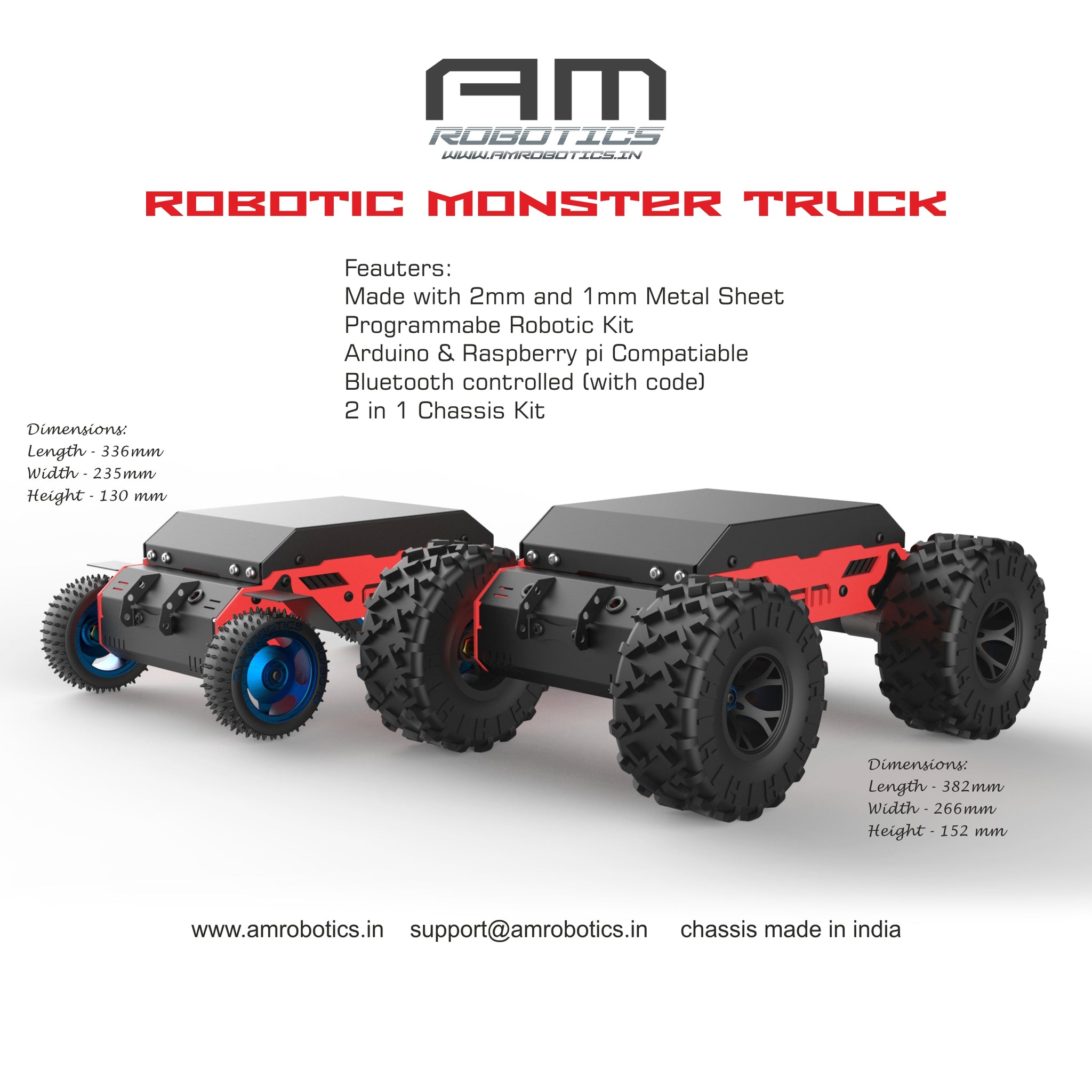 PROGRAMMABLE ROBOTIC MONSTER TRUCK 2-in-1 DO IT YOURSELF BLUETOOTH/MOB ...