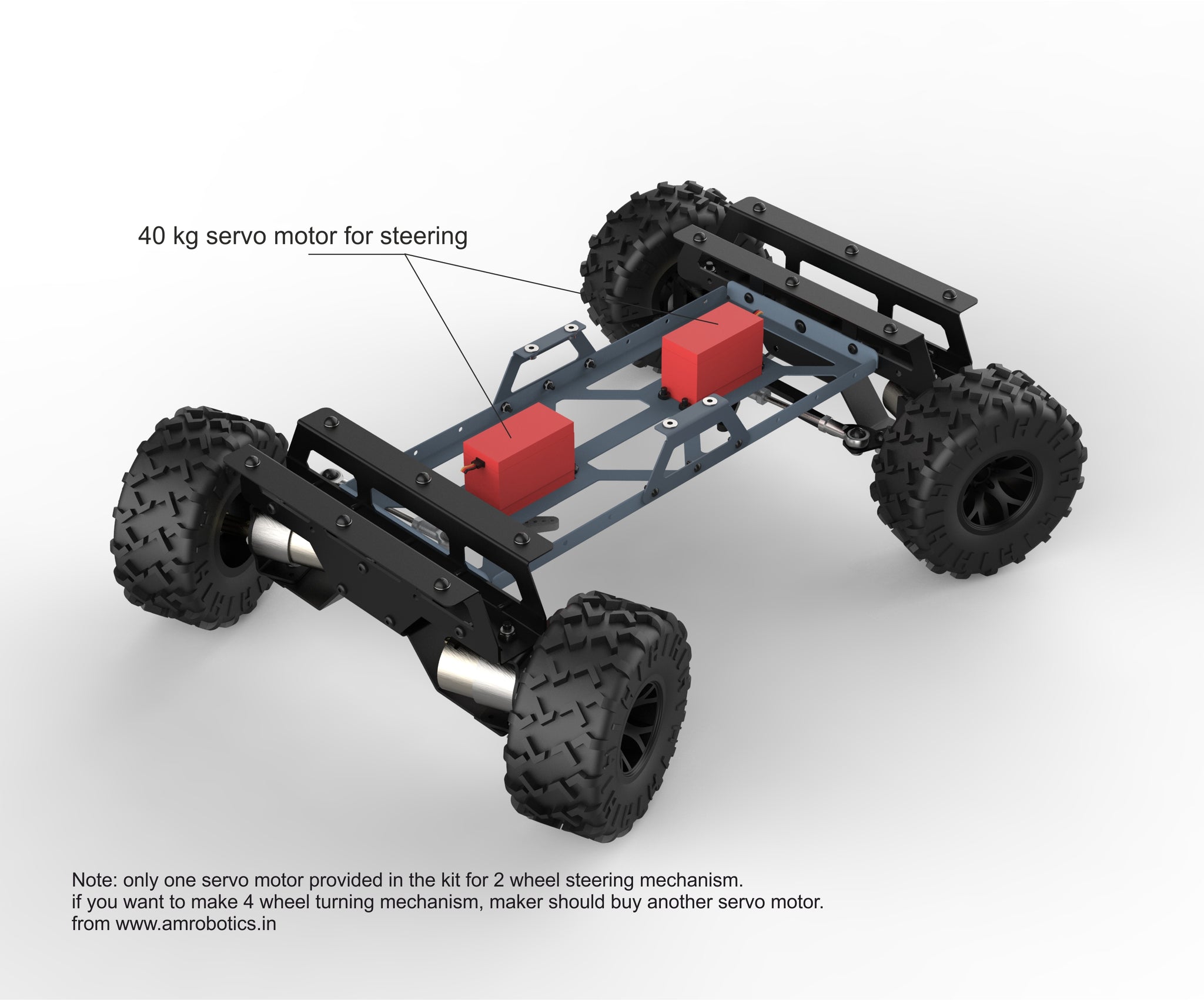 ROVER 4WDXL60R 3-in-1 DO IT YOURSELF CHASSIS KIT – Am Robotics